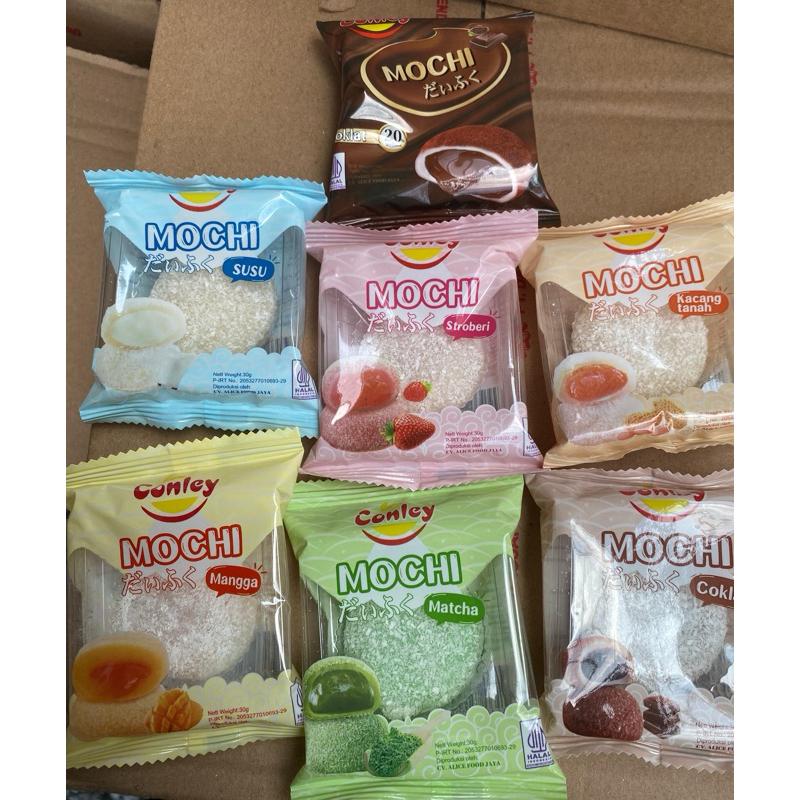mochi conley 30gram jepang rasa coklat mangga strawberry cemilan enak ...