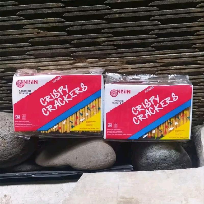 paket 2 pack nissin crispy cracker biskuit keju - Shop | Tokopedia