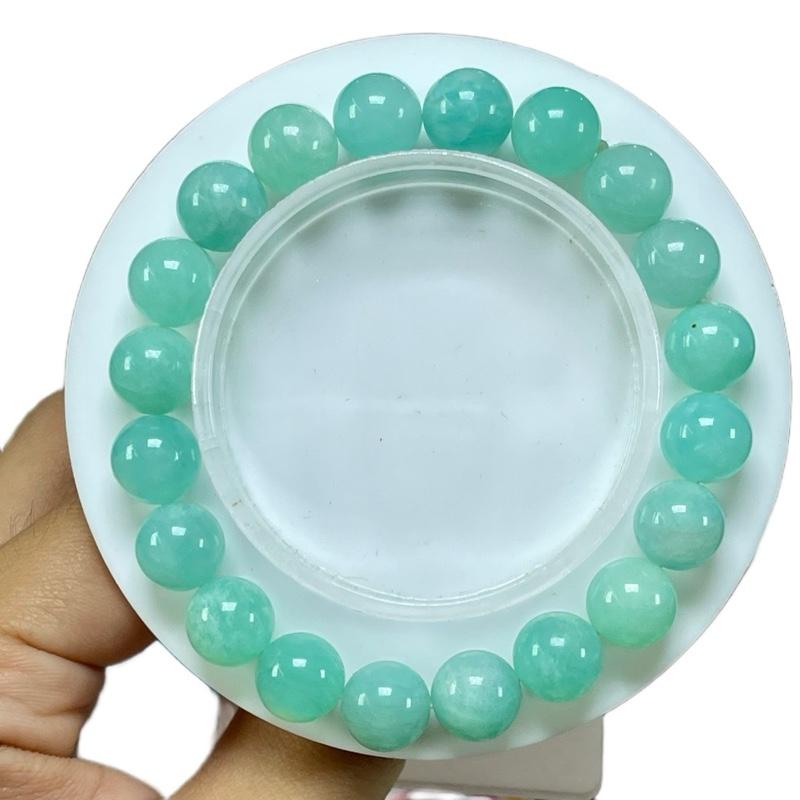 Natural Icy Amazonite Bracelet - TikTok Shop Malaysia