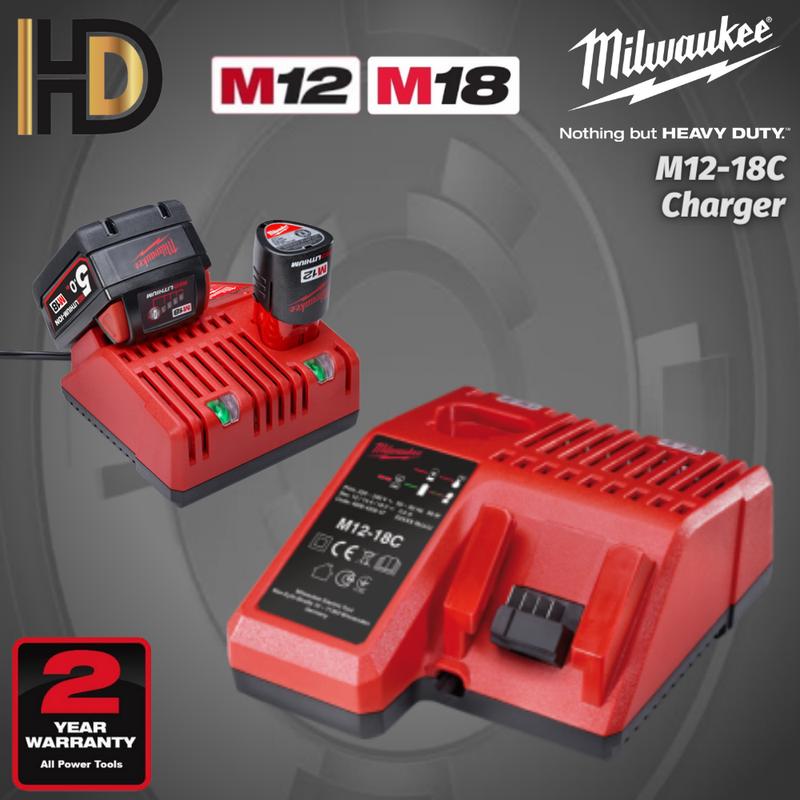 [ 100% ORIGINAL ] Milwaukee M12-18C Charger / M12 M18 Charge - TikTok ...