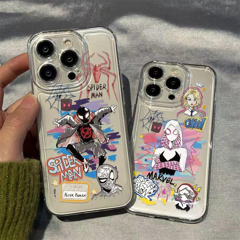 Cangkang telefon bimbit Spider-Man yang kacak, sarung lembut - TikTok ...