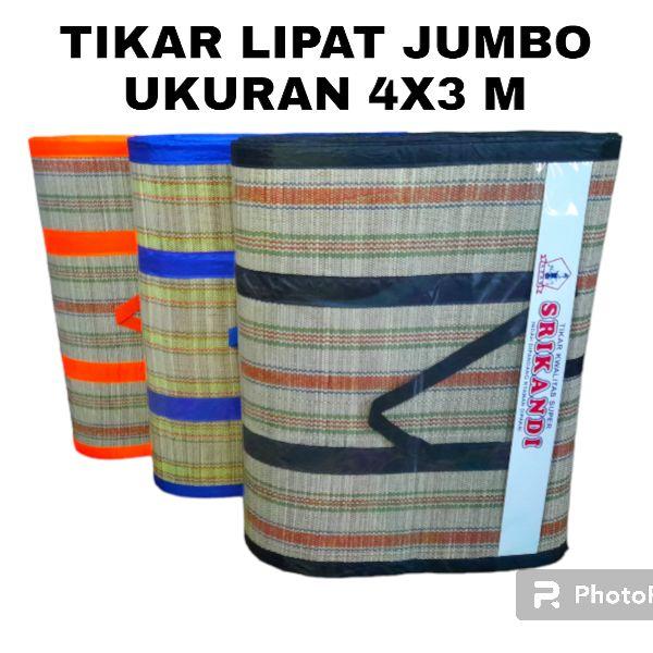 Tikar lipat jumbo ukuran 4x3 meter motif majalaya - Shop | Tokopedia