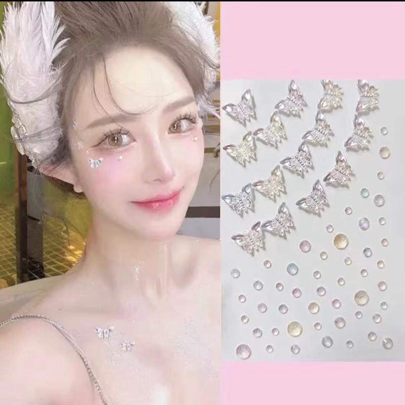 AR~Manik wajah untuk makeup stiker wajah rhinestone - Shop | Tokopedia