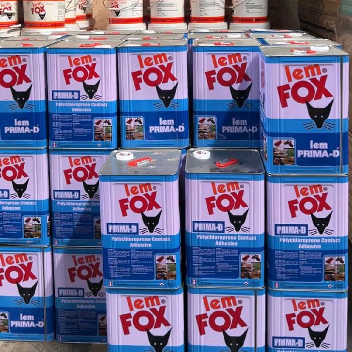 Jual Lem FOX PRIMA-D Lem Kuning Serbaguna 2,5kg/10kg/14kg untuk HPL ...