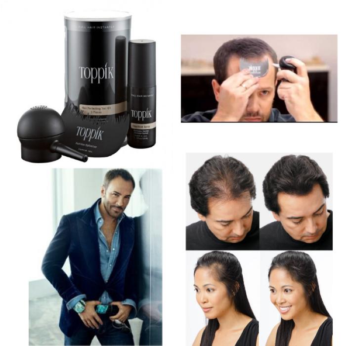 Toppik Set Toppik Hair Building Fibers Hair Loss Concealer - TikTok ...