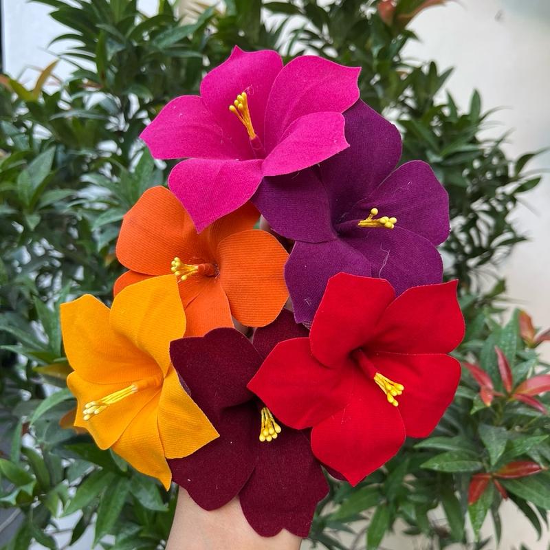 Bunga Pucuk Arjuna / Bunga Kembang Sepatu untuk Hairdo - 6 Warna - Shop ...