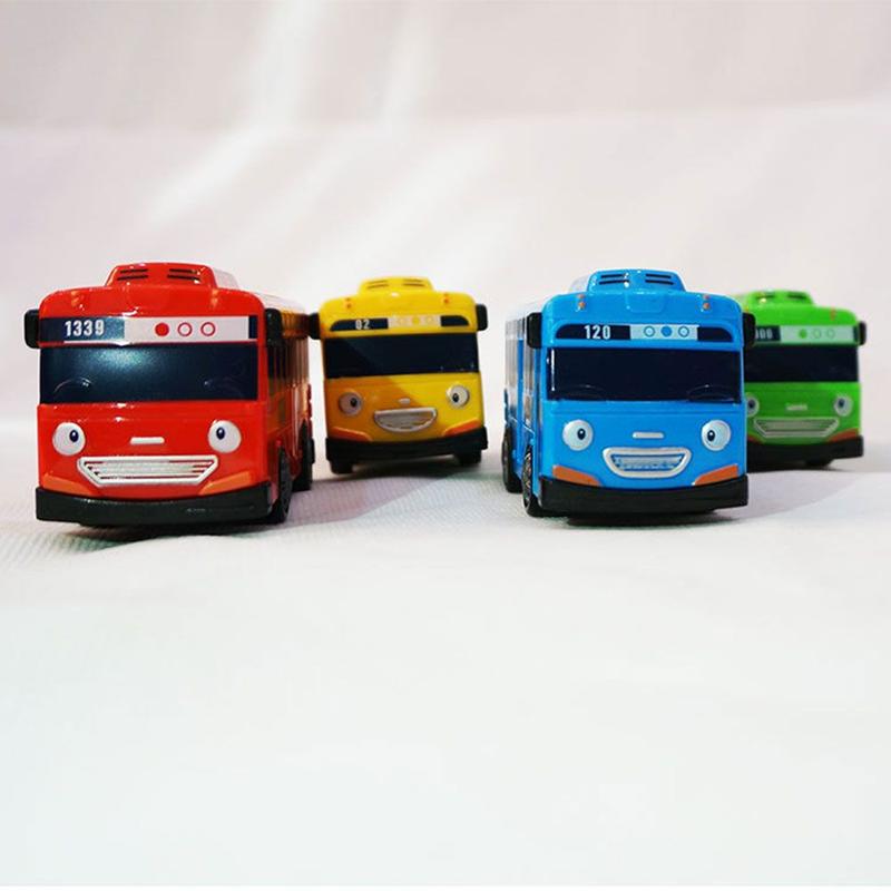 Mainan Bas Tarik Belakang Mini Kecil, Model Buses TAYO Bus Kereta ...