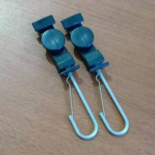 S Clamp Fiber Optik Dropcore Japit FTTH - Hitam - Shop | Tokopedia