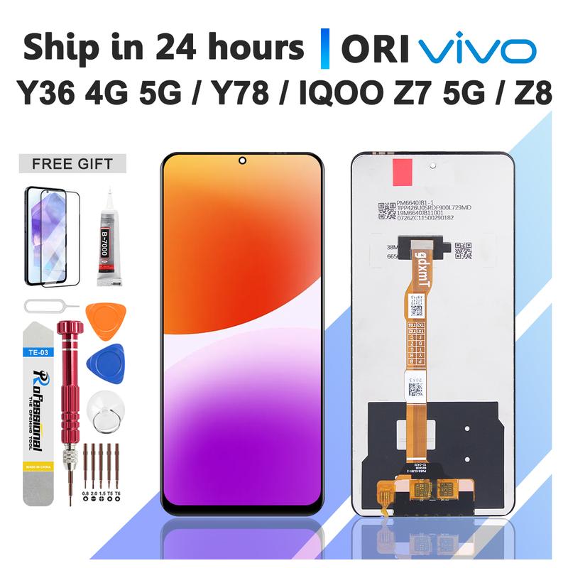 FOR VIVO Y36 4G/Y36 5G/Y78/IQOO Z7 5G V2270A/IQOO Z8 LCD ORIGINAL ...