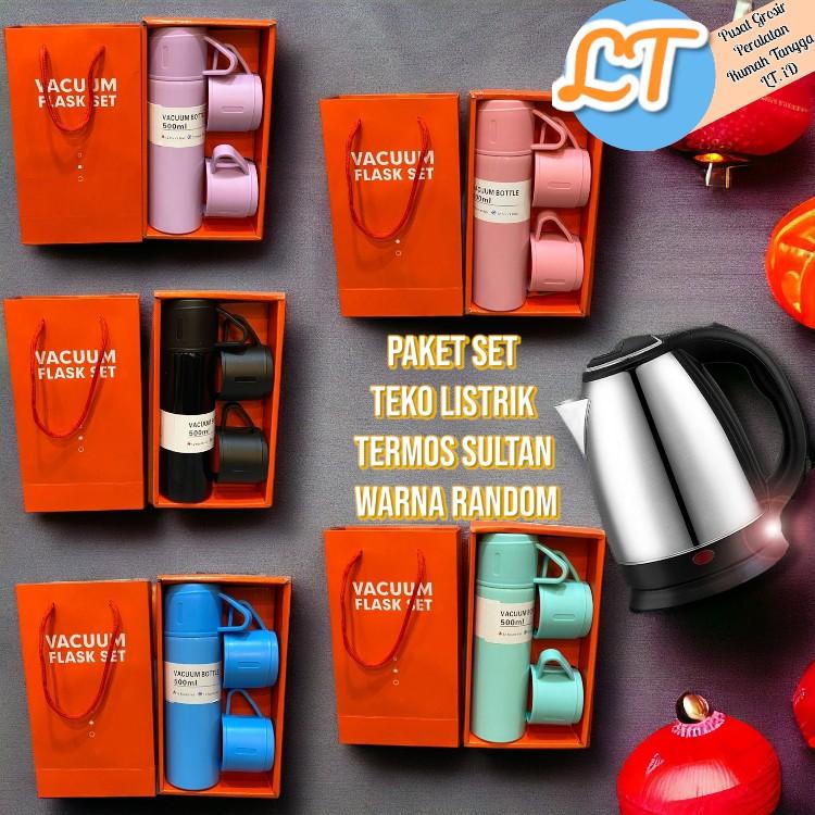 (LT.ID) 028 Teko Pemanas Air + Termos Sultan Stainless - Shop | Tokopedia