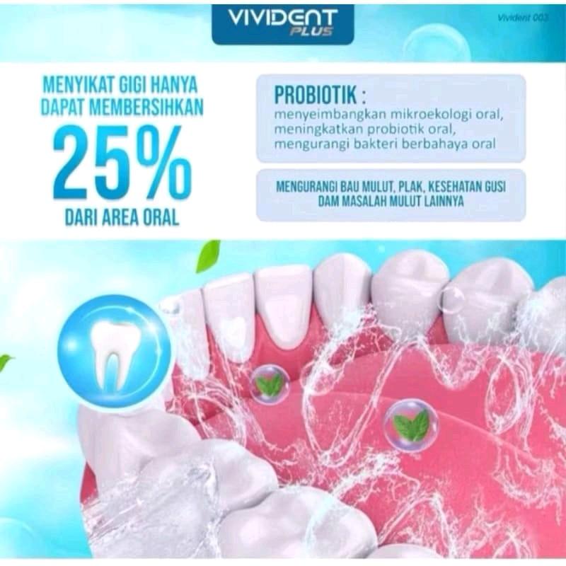 Vivident Plus Mouth - Pembasmi Bakteri& Bau Mulut - Shop | Tokopedia