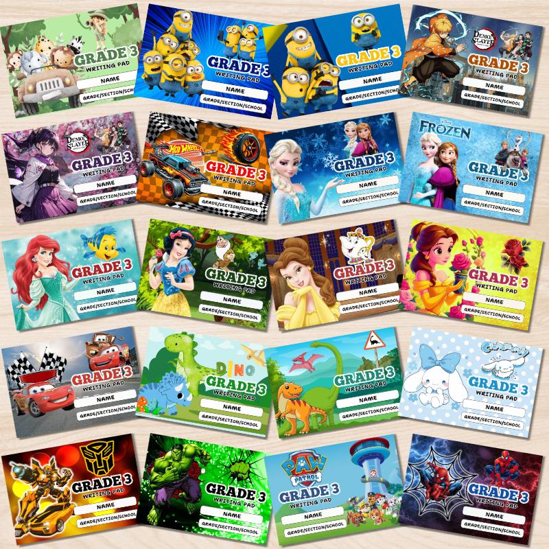 Personalized/Customized Pad Paper - Grade 1, 2, 3 and 4 - 50 - TikTok ...