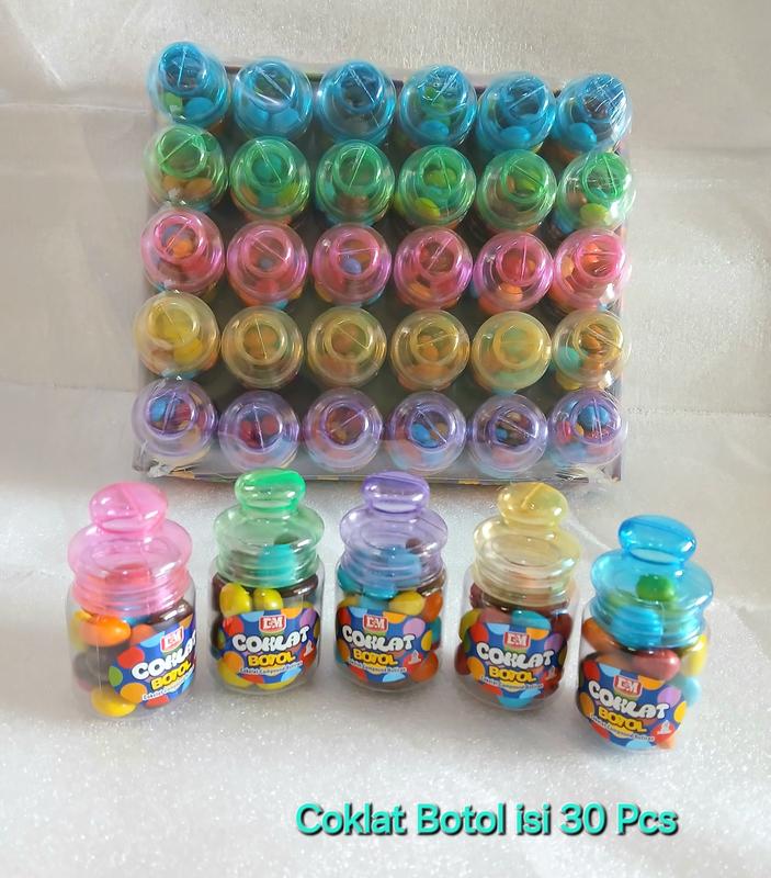 Permen Coklat Botol isi 30 pcs - Shop | Tokopedia