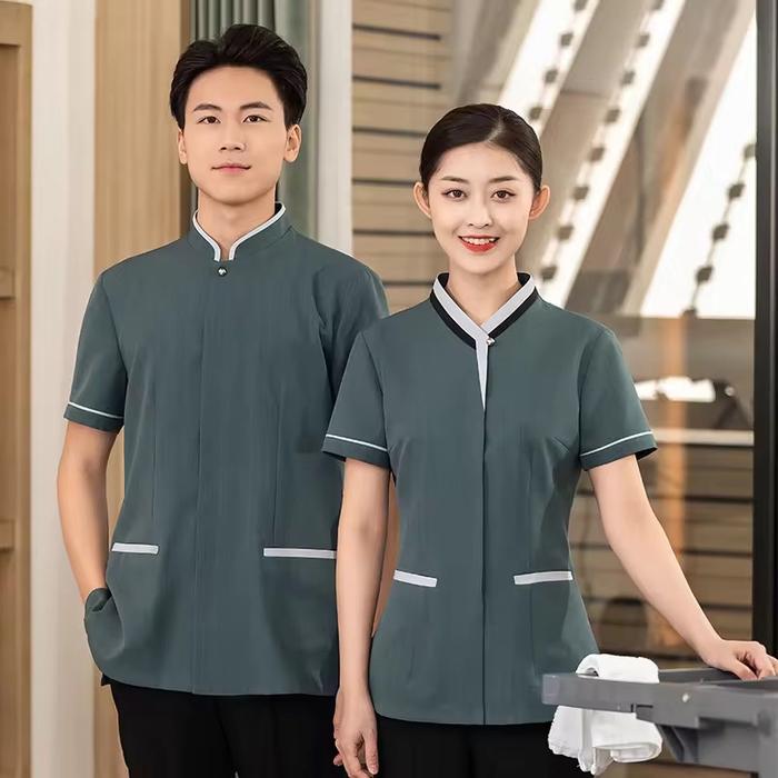 Jual Housekeeping uniform custom kemeja seragam kerja baju shanghai ...