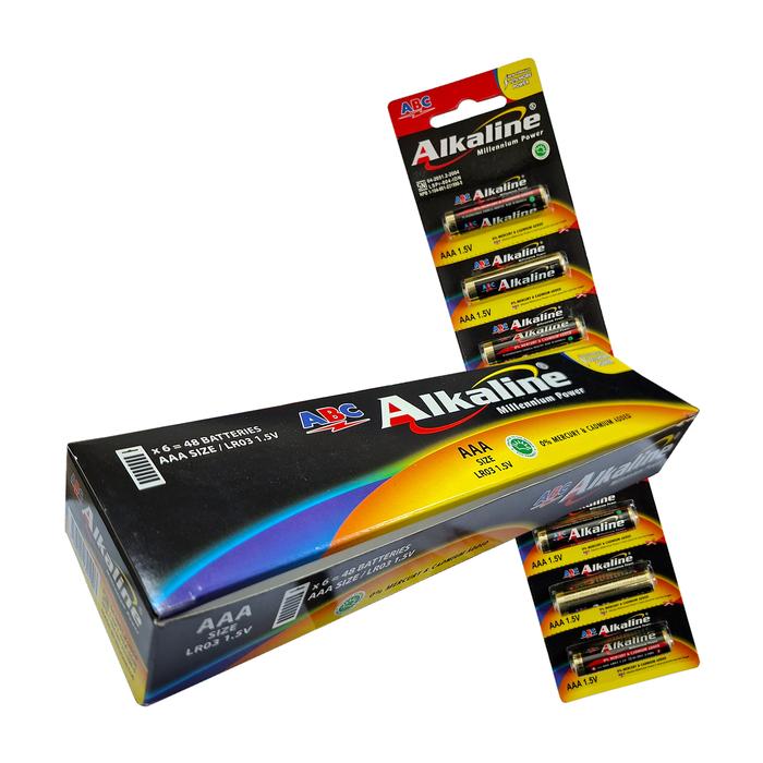 Jual ABC Alkaline Battery AAA [1 kotak isi 6 renceng] PROMO! - Jakarta ...