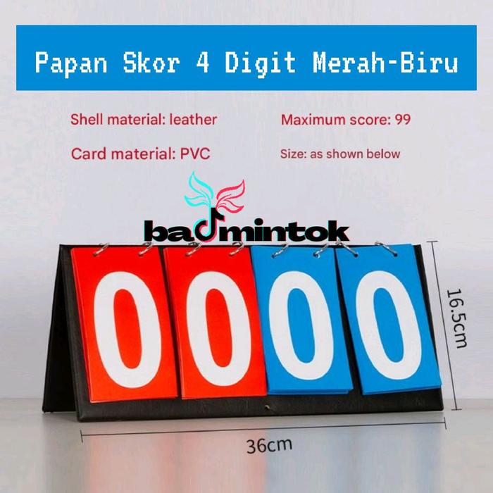 Jual SCOREBOARD PAPAN SKOR SCORE BOARD BADMINTON VOLI VOLLEY TENIS MEJA ...