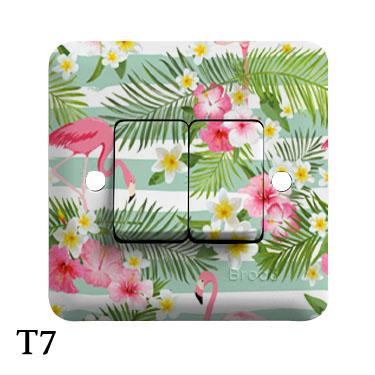 Stiker Tombol Lampu Saklar Tropical Wall Sticker Wall Decor Hiasan ...