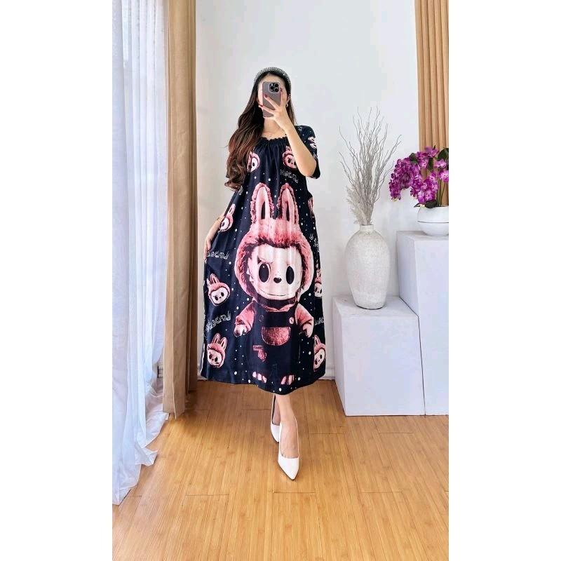 daster fuji labubu Sleepwear Baju - TikTok Shop Malaysia