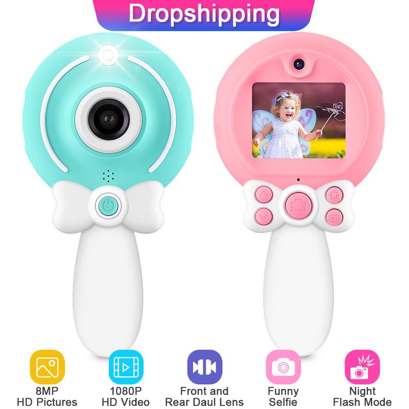 Prograce 8MP Children Photo Camera Child Digital Camera Toy Girl - Shop ...