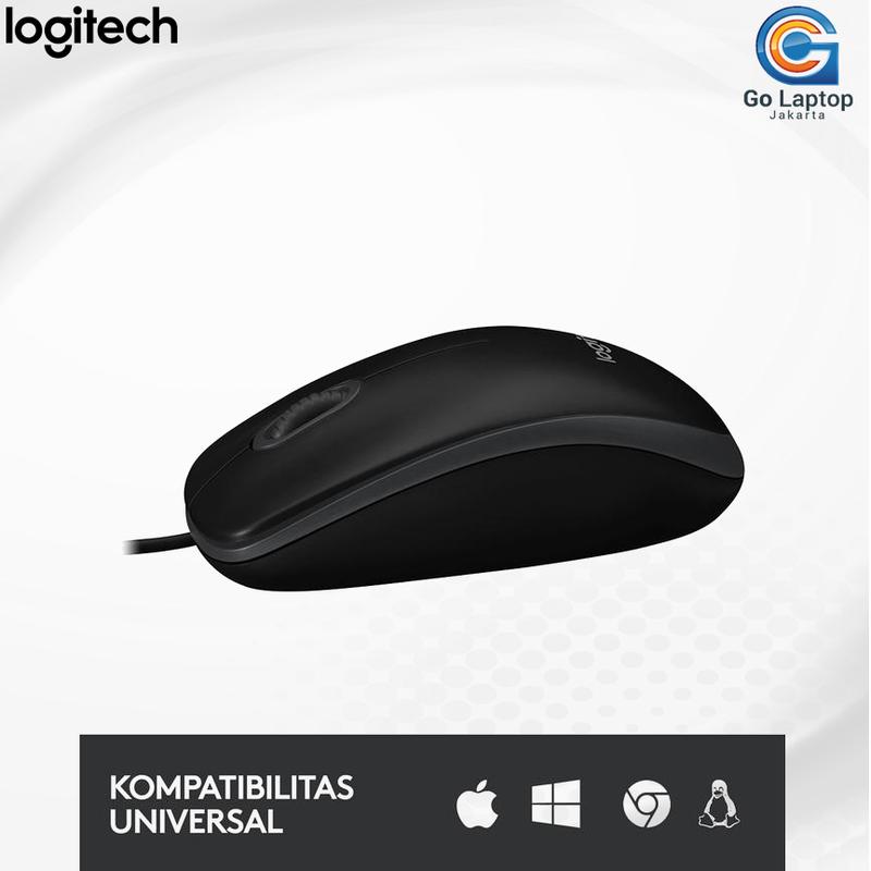 LOGITECH B100 MOUSE KABEL USB OPTICAL WIRED I Garansi Resmi - Shop ...
