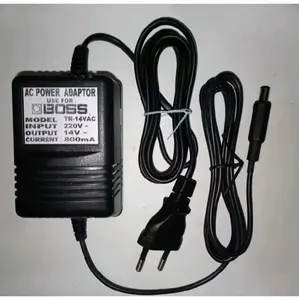 KORG Adaptor untuk Efek Gitar KORG 9V DC 600mA Model TR9VDC Input ...
