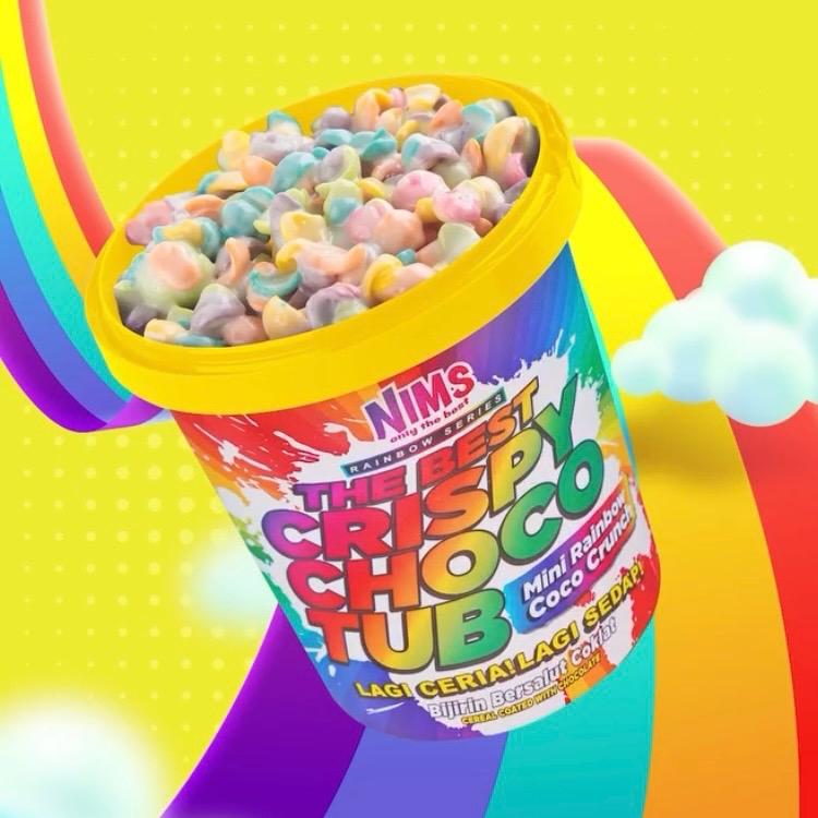 rainbow nims crispy choco tub 250gr - Shop | Tokopedia