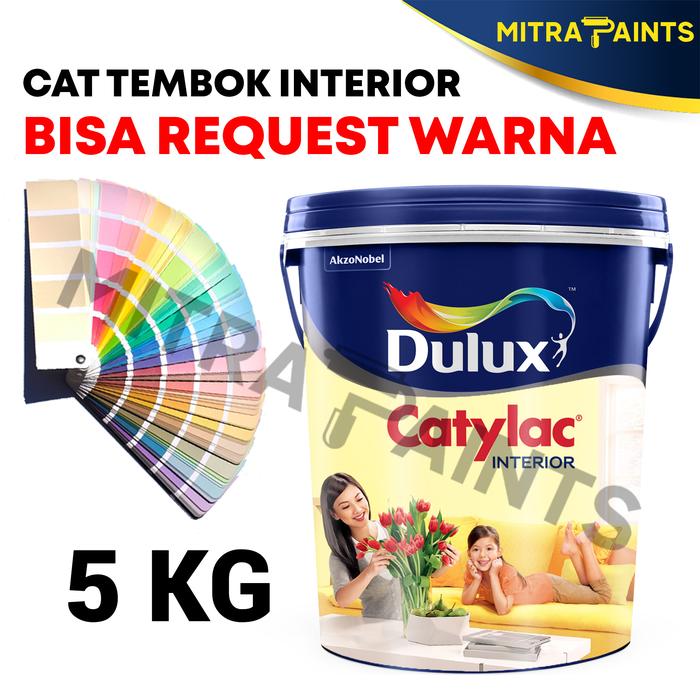 Jual DULUX CATYLAC INTERIOR 5 KG / CAT TEMBOK INTERIOR REQUEST CUSTOM ...