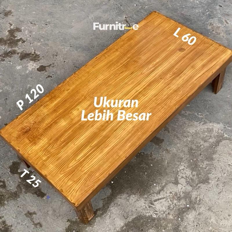Meja Panjang 120 Lesehan Minimalis, Meja Dagang, Meja Makan, - Shop ...