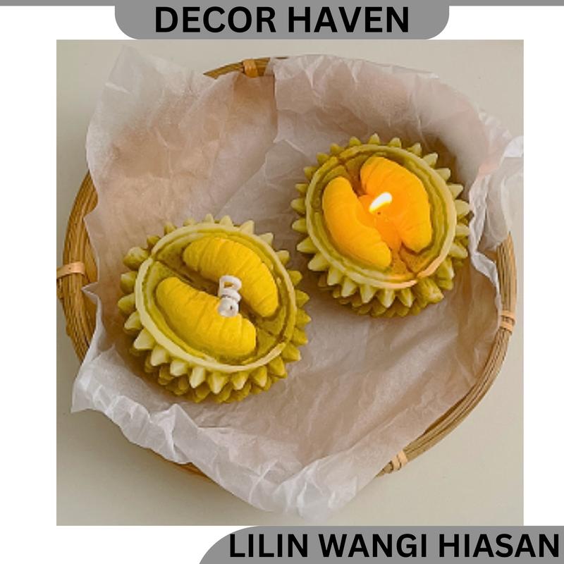 LILIN WANGI HIASAN WANGIAN BUNGA DURIAN DECORATIVE FLORAL SCENTED ...