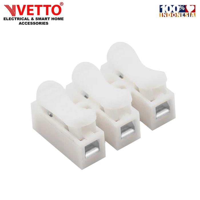 VETTO Quick Wire Connector 3 Phase / Terminal Sambungan Kabel 3 pas ...