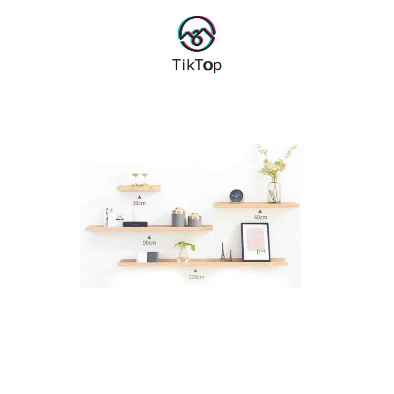 Tiktop Solid Shelf New Wood Wall Display Wall Shelves Partition ...