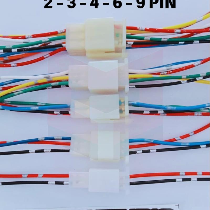 SOCKET SAMBUNGAN 2 PIN 3 PIN 4 PIN 6 PIN 9 PIN SOKET KABEL MOTOR - Shop ...