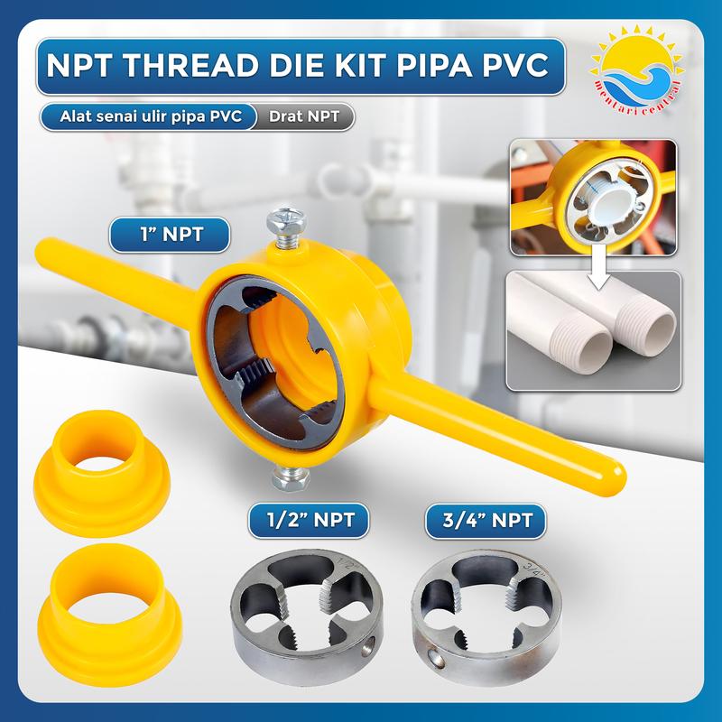 6 Buah alat senai pipa PVC Pipe Threader thread maker Mata Snai - Shop ...