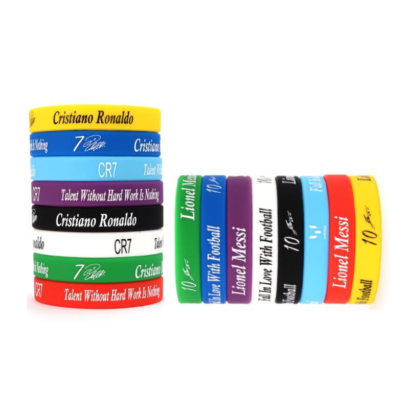 (ONE) Star Signed Silicone Bracelet Kobe James Curry Kyrie Sports ...