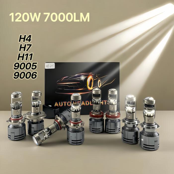 Promo H11 /HB3 9005 H4 H7 HB4/9006 LAMPU LED MINI BILED Y10D PROJIE ...