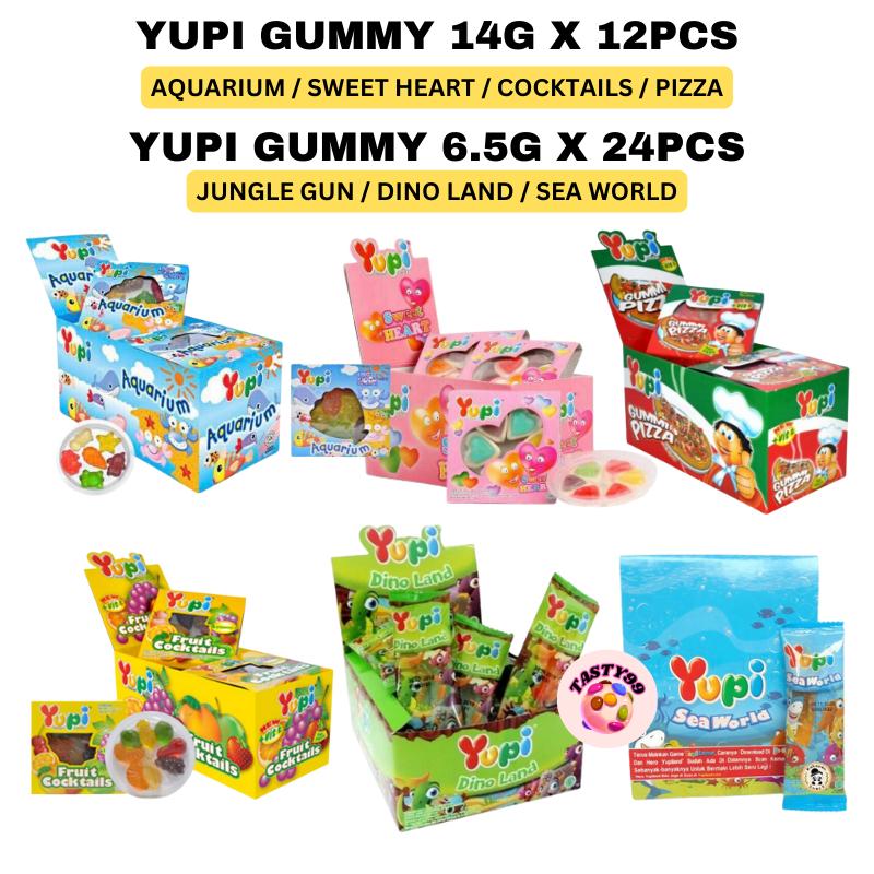 Yupi Gummy Candy 12/24pcs Halal Aquarium Pizza Cocktails Sweet - TikTok ...