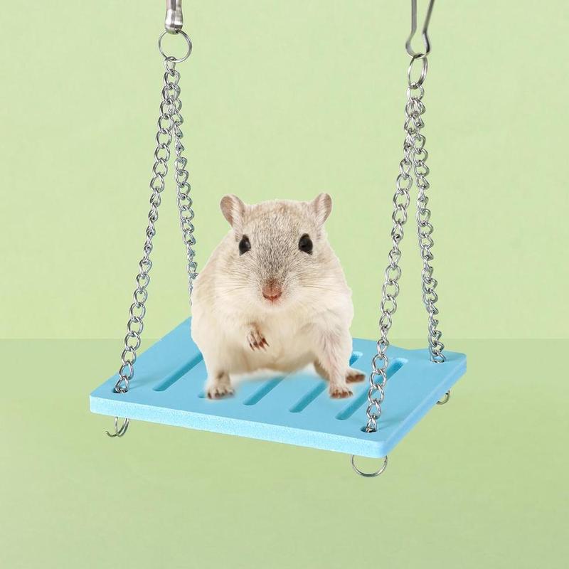 Exercise Play Toys Small Animal Swing Rainbow Bridge Gerbil Hamsters ...