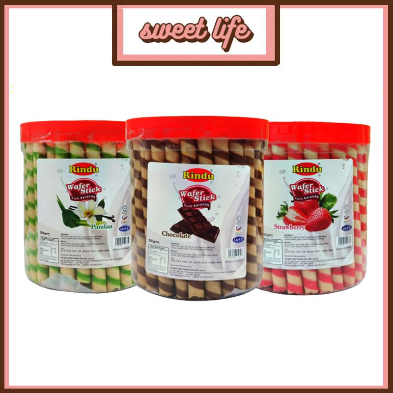 400G RINDU WAFER STIK KUIH BELANDA BISKUT STICK BERKRIM FLAVOR - TikTok ...