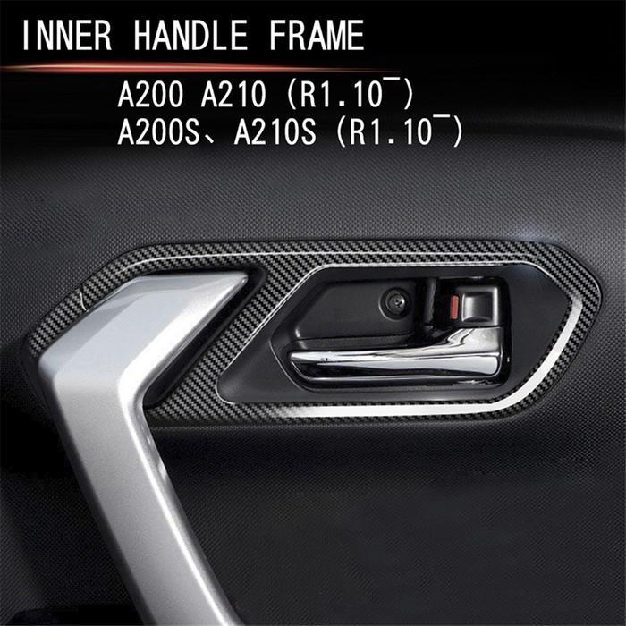 Carbon Fiber Car Interior Door Handle Bowl Panel Frame Cover Trim ...