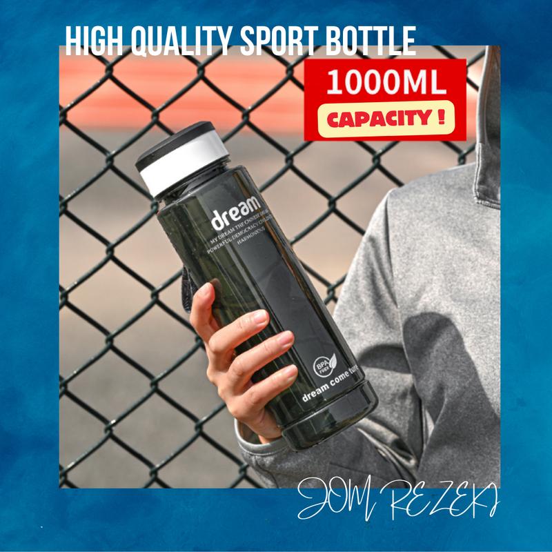 JOM Premium 1L Sport Outdoor Fitness Gym Water Bottle Botol Large ...