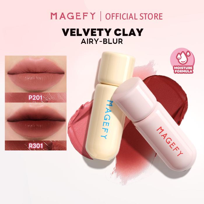 Promo [Trending] MAGEFY Velvety Clay - Airy Blur Velvet Tint – Tekstur ...