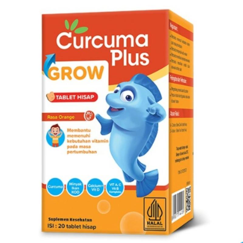 Curcuma Plus Grow Tablet Suplemen Kesehatan Anak Apotek - Shop | Tokopedia