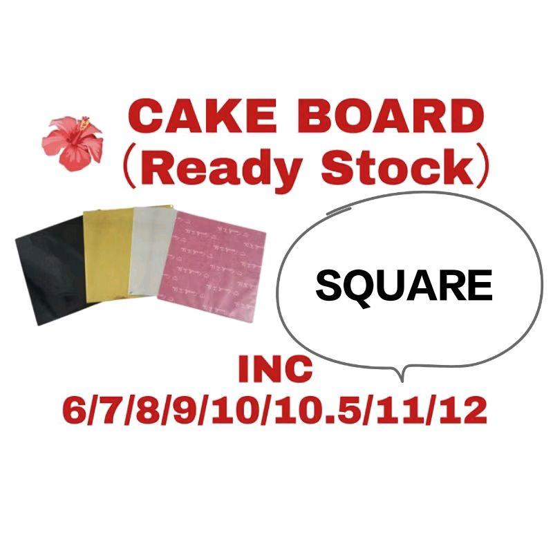 Cake Board SQUARE Papan Kek 4Type(Colour Sold out will rando - TikTok ...