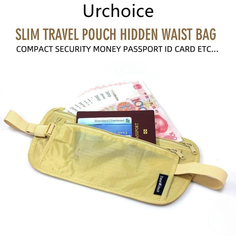 [READY STOCK] Slim Travel Pouch Hidden Bag Compact Hidden Security ...