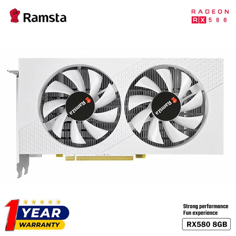 RAMSTA AMD Radeon RX580 8GB Graphics Card 256 Bit GDDR5 Vide - TikTok ...