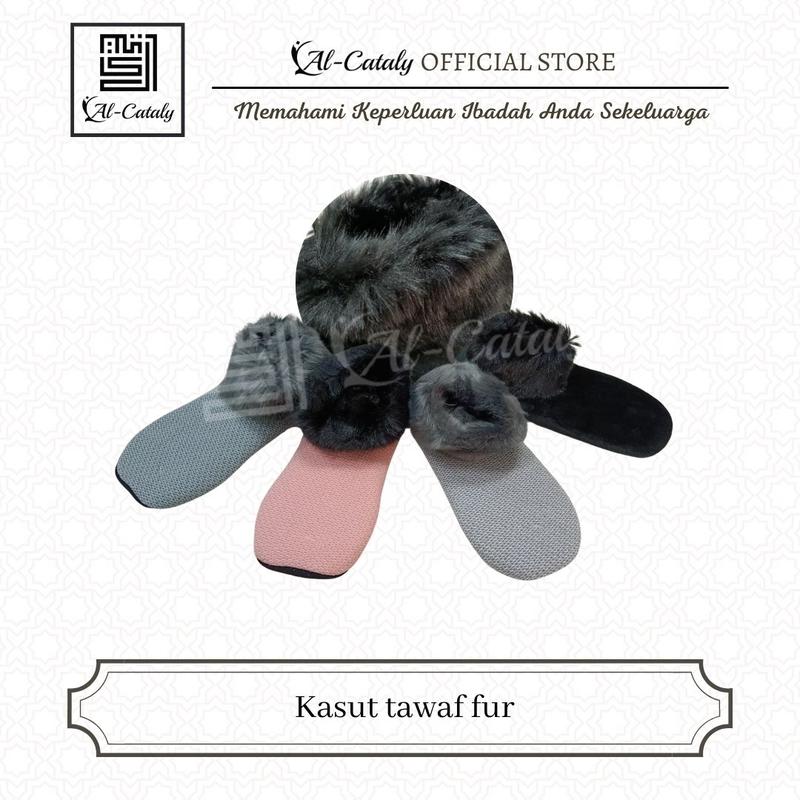 AlCataly : Kasut Stokin Tawaf Berbulu Anti licin Socks Saie Ihram Haji ...