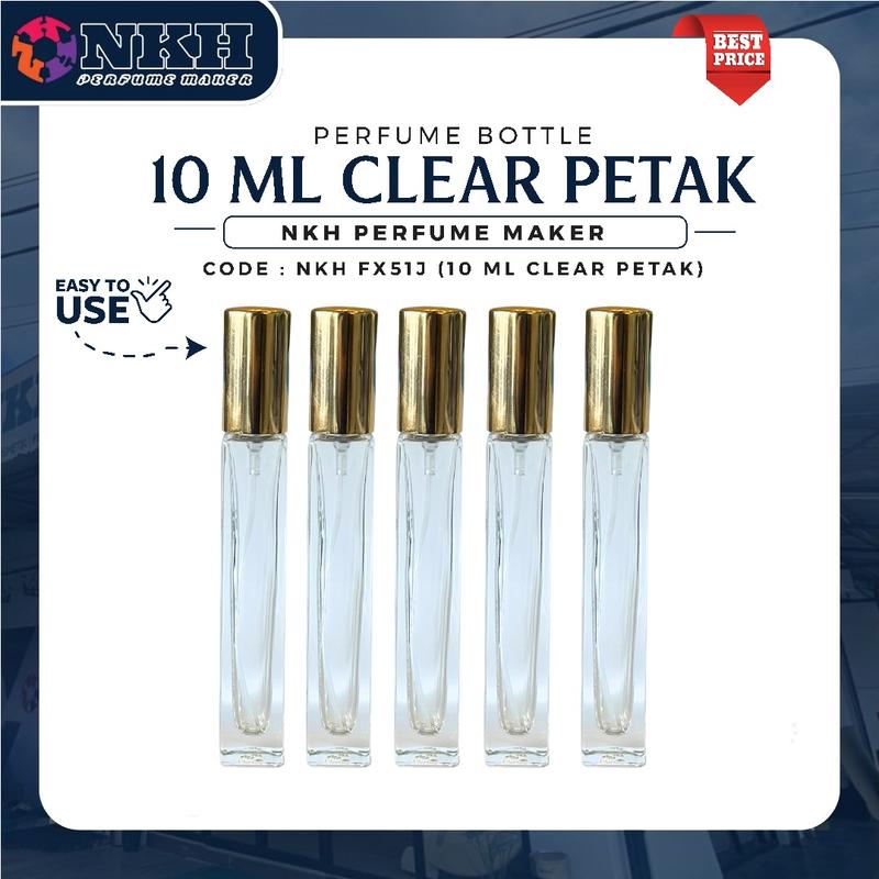 [1PCS] Botol Kosong Minyak Wangi 10ML Petak Panjang Skru (NK - TikTok ...