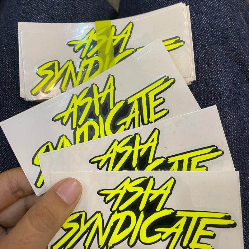 Sticker asia sydicate ( Motorcycle) - TikTok Shop Malaysia
