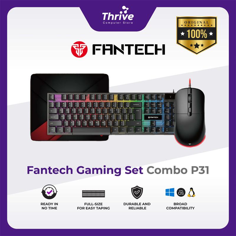 P31 Hero Bundle Fantech - Gaming Keyboard Mouse Mousepad - Shop | Tokopedia