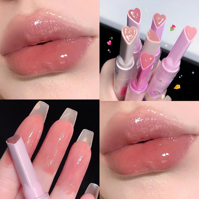 Cappuvini lip gloss solid press lip gloss toot lip mirror water ...